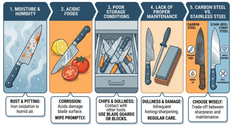 Rust on Knives : How to Keep Your Blade Corrosion-Free